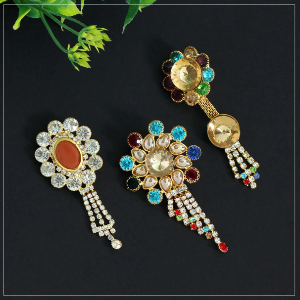 Buy Saree Brooches Wholesale Online for Women | EindiaWholesale.com