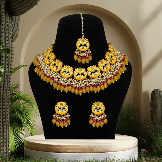 Premium Meenakari Necklace Set